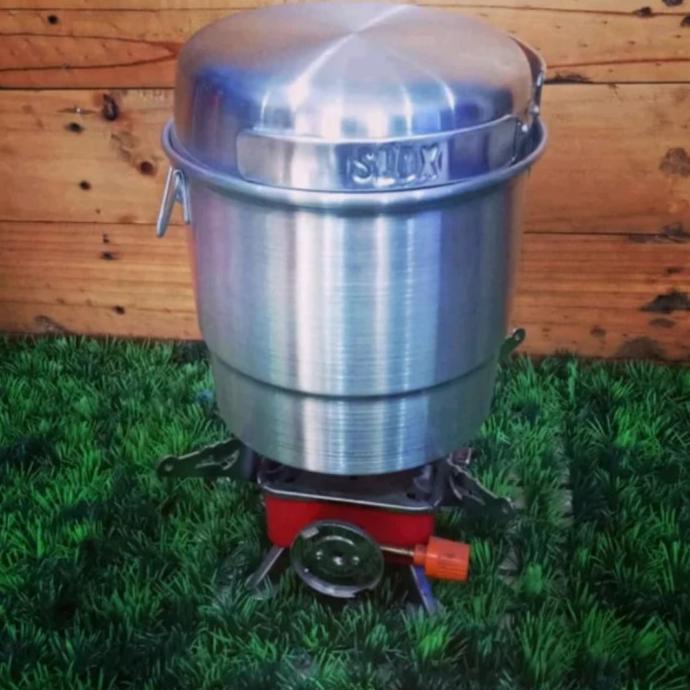 Jual Langseng Cooking Set Dandang Langsang Nesting Ultralight | Shopee ...