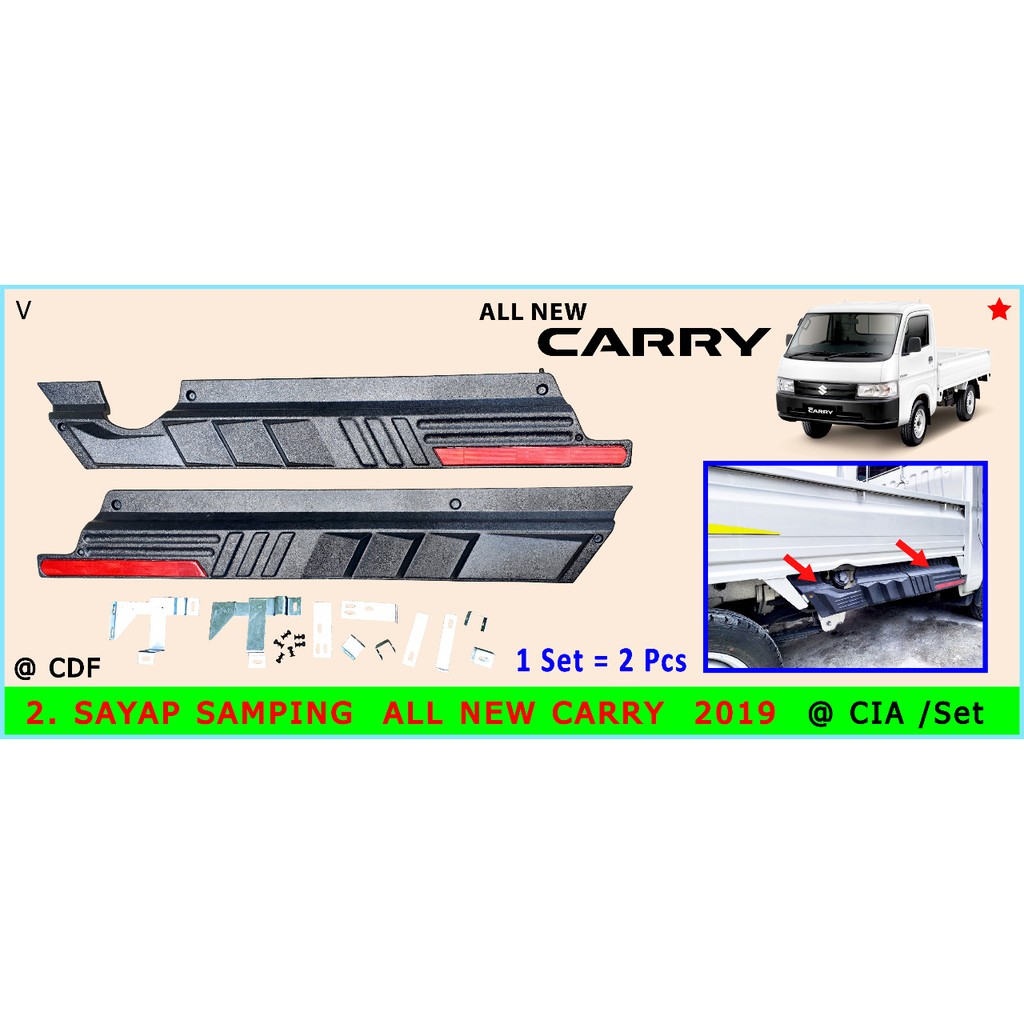Jual sayap samping all new carry 2019 Autocess | Shopee Indonesia