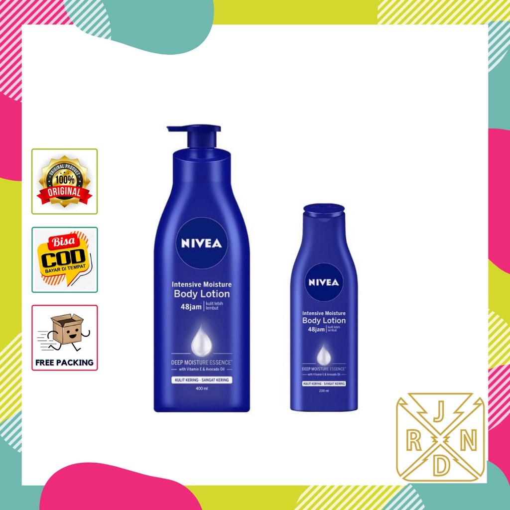 Jual NIVEA Body Care Body Lotion Intensive Moisture - 100/200/400 ml | Shopee Indonesia