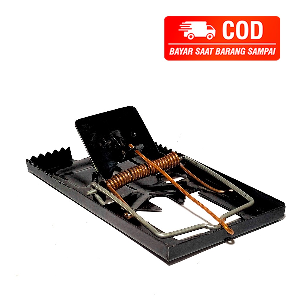 Jual PERANGKAP TIKUS JEPIT KZK ASLI TEBAL/ MOUSE TRAP HITAM / PERANGKAP ...