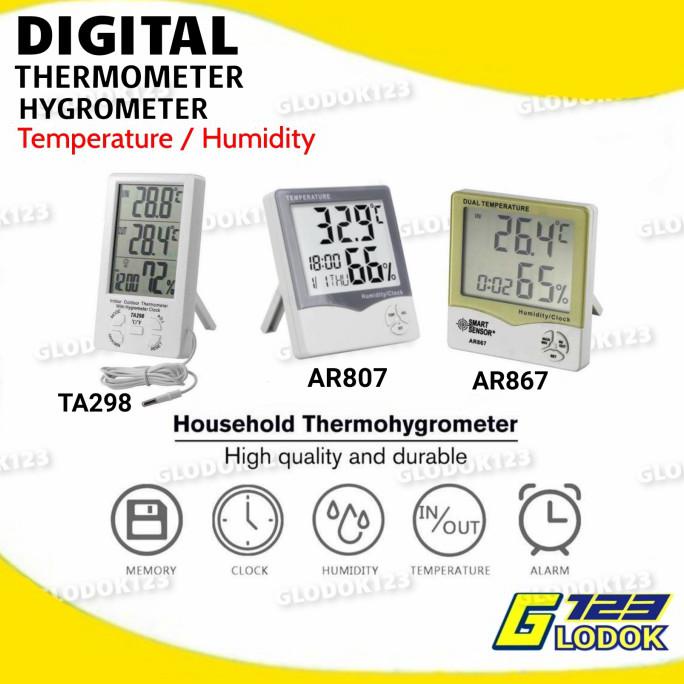 Jual Alat Ukur Suhu Ruangan Kelembaban Udara Thermometer Hygrometer ...