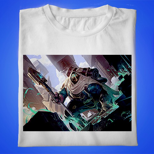 Jual 176 KAOS LOL LEAGUE OF LEGENDS Hexplorer Jax LoL Wild Rift Splash ...