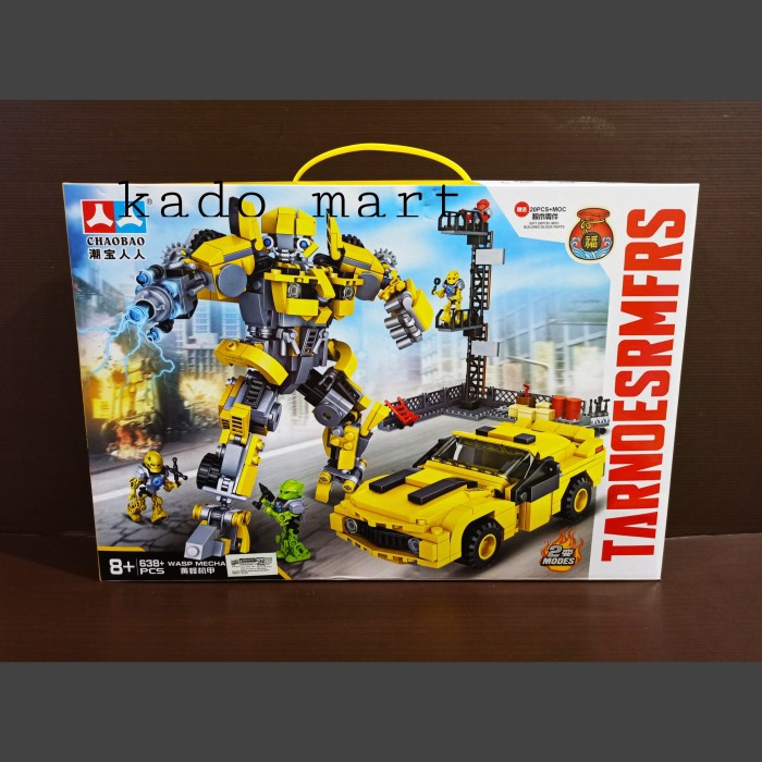 Jual MAINAN BRICK ROBOT BUMBLEBEE TRANSFORMER 2 IN 1 | Shopee Indonesia