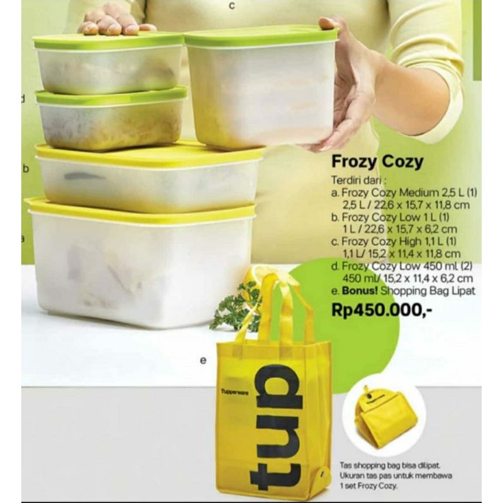 Jual Tupperware Frozy Cozy (free bubble wrap) | Shopee Indonesia
