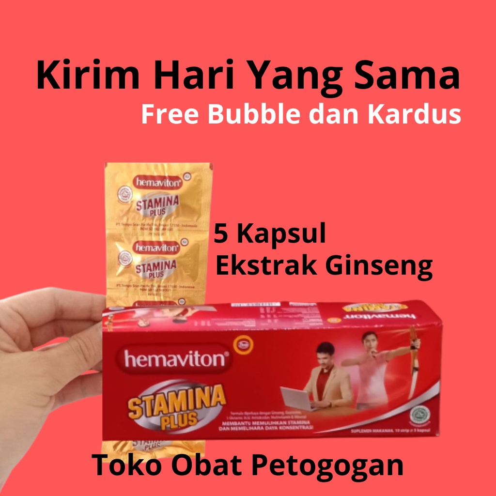 Jual Hemaviton Stamina Plus Suplemen Multivitamin Mineral Ekstrak ...