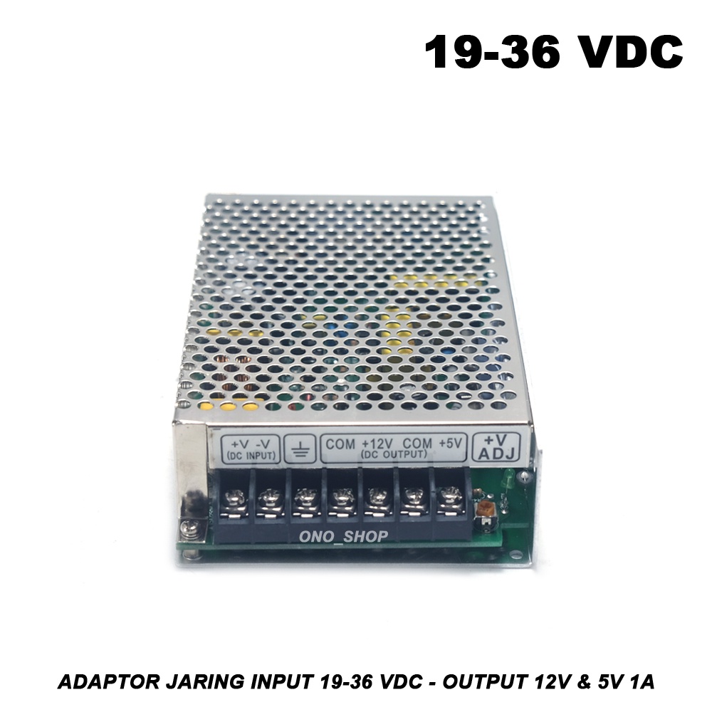 Jual Adaptor Jaring Input 19-36 VDC - Output 12V 4A & 5V 1A - SD-50B-12 ...