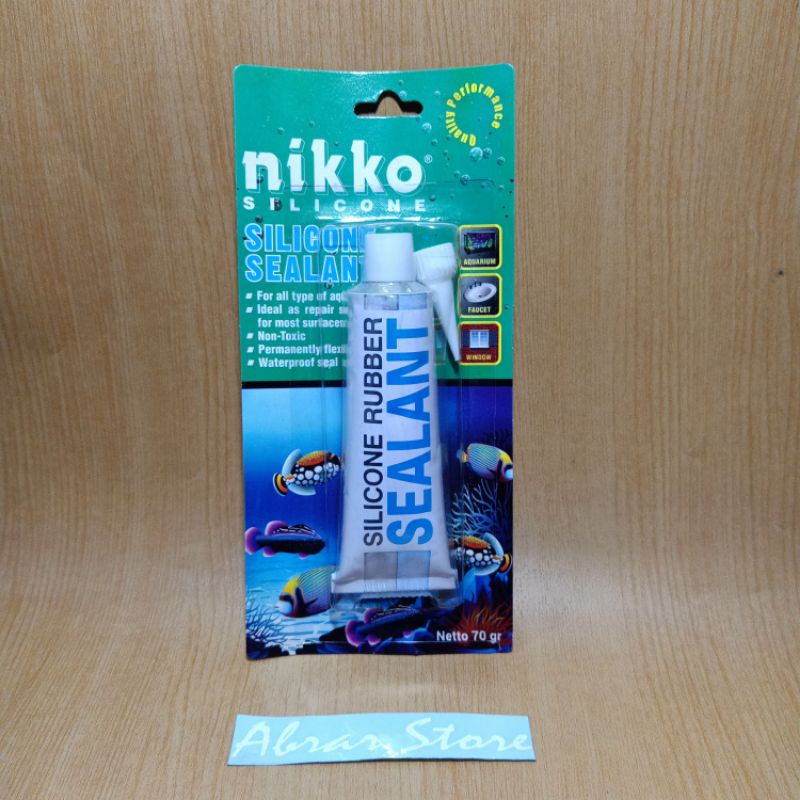 Jual LEM AQUARIUM SEALANT NIKKO 70gr | Shopee Indonesia