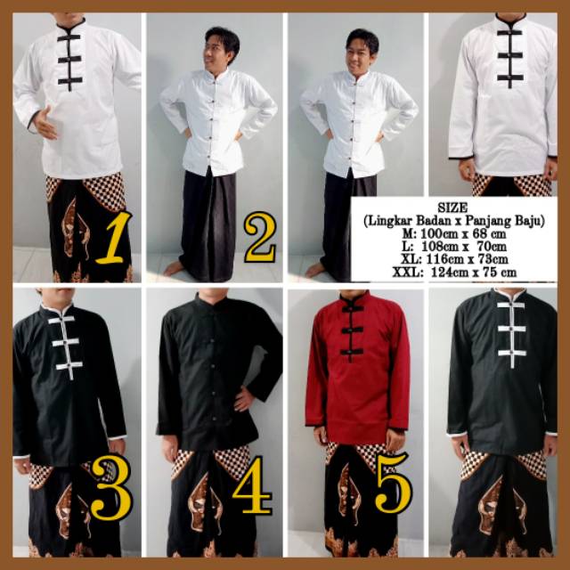 Jual Baju Koko Model China | Shopee Indonesia