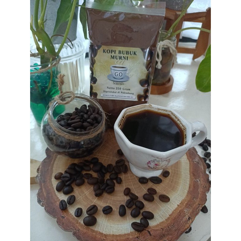 Jual Kopi Go Bubuk Murni Semendo - 250gr | Shopee Indonesia