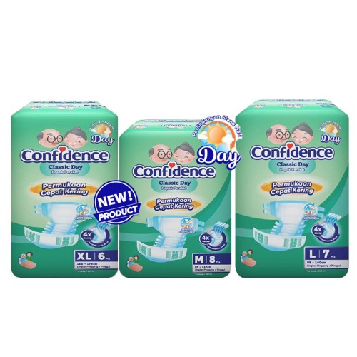 Jual Confidence clasic day M8/L7/XL6, classic night M8, Dan Extra Serap ...