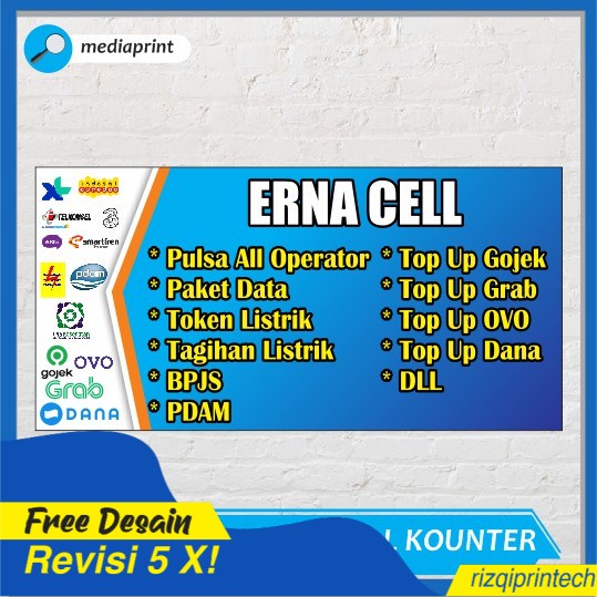 Jual SPANDUK / BANNER / BACKDROP / BALIHO CELLULAR KONTER CUSTOM ...