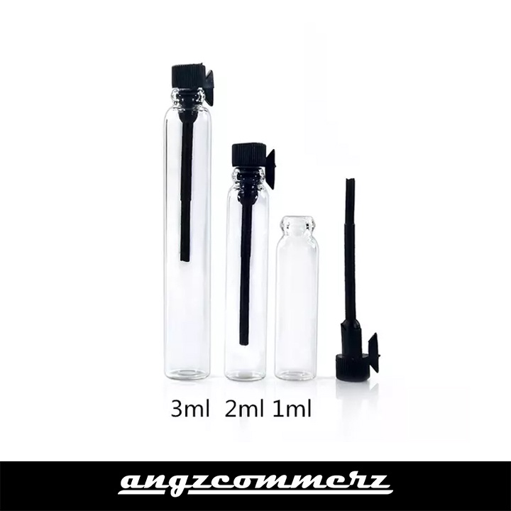 Jual Botol Tes Parfum Sample Bottle Test Stick Bening Tester Kaca ...