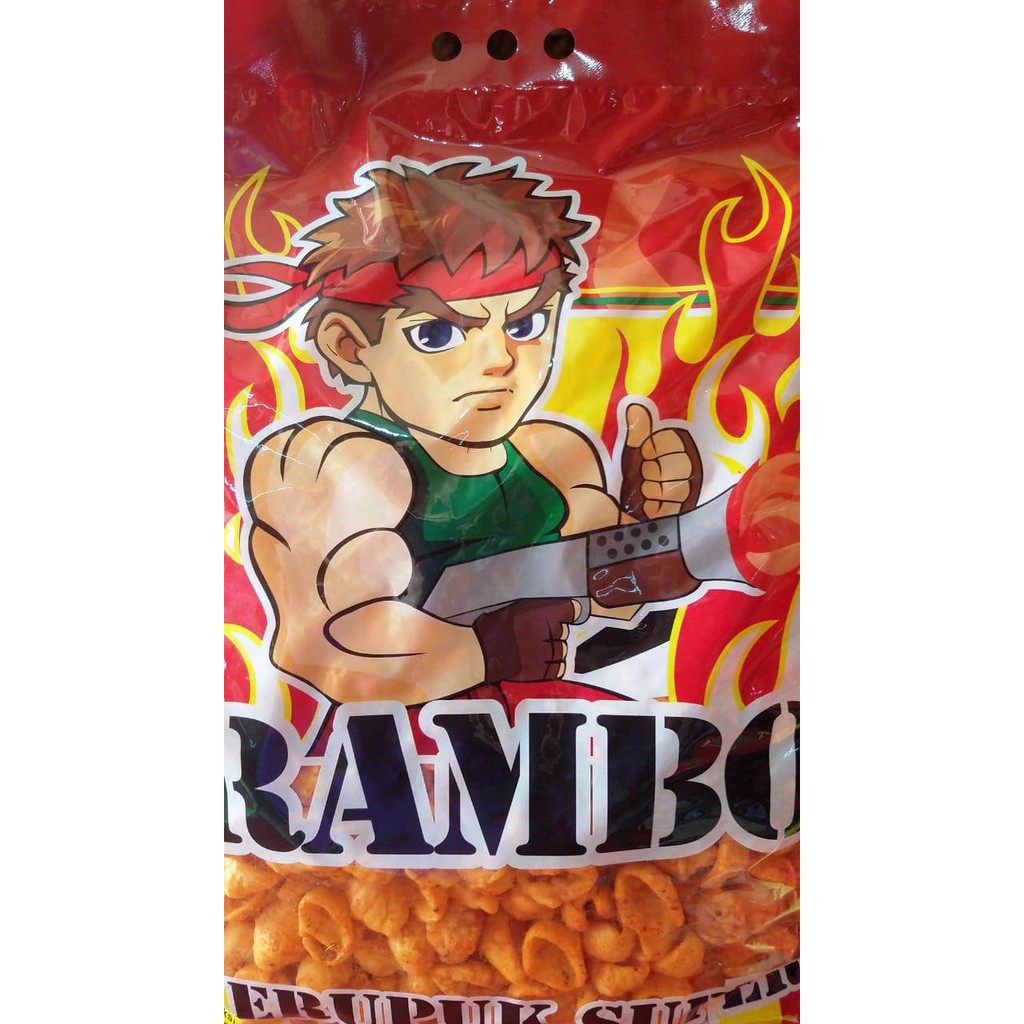 Jual Rambo snack krupuk kerang pedas 2kg | Shopee Indonesia