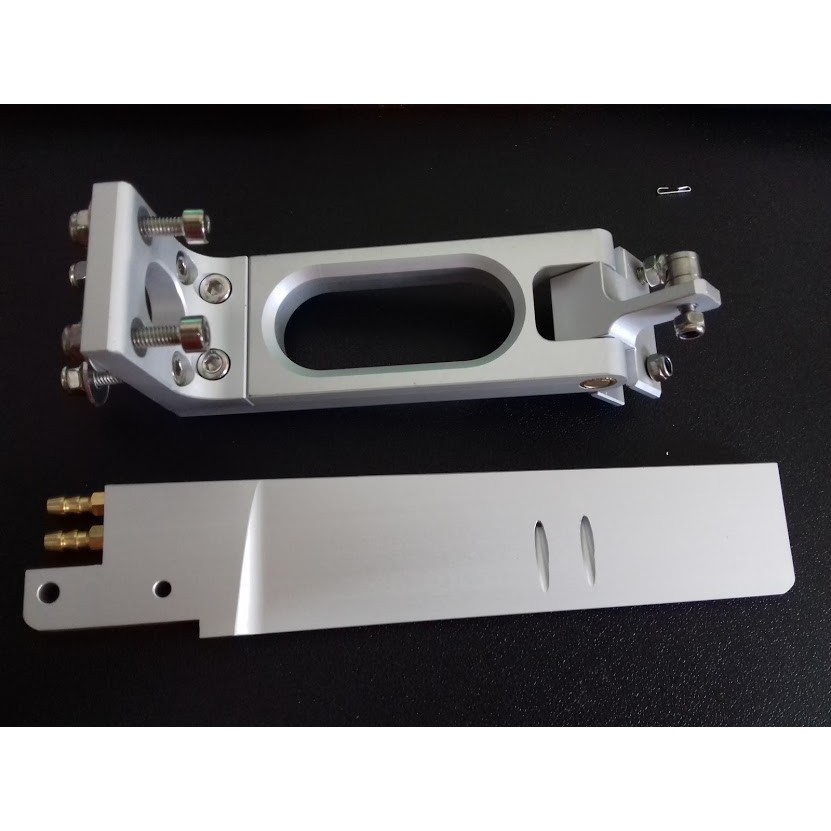 Jual RC Boat Rudder 127mm x 160mm for Engine Gasoline RC Kemudi Kapal ...