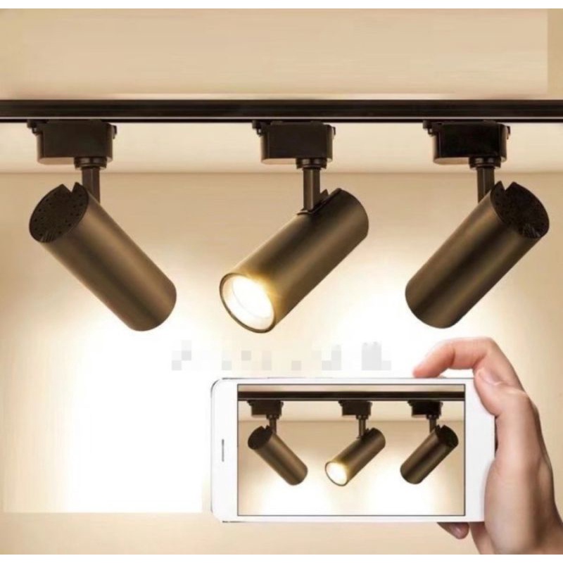 Jual LAMPU RELL TRACK LED LAMPU SOROT TRACK LIGHT SPOTLIGHT REL 10W ...