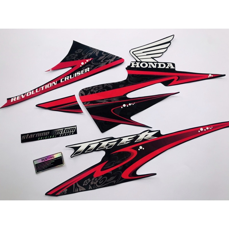 Jual Striping tirev sticker tiger stiker tiger revo custom | Shopee ...