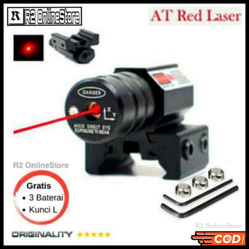 Jual LASER SENAPAN NYALA MERAH ANGIN TEMBAK SCOPE SIANG MALAM PCP JARAK ...