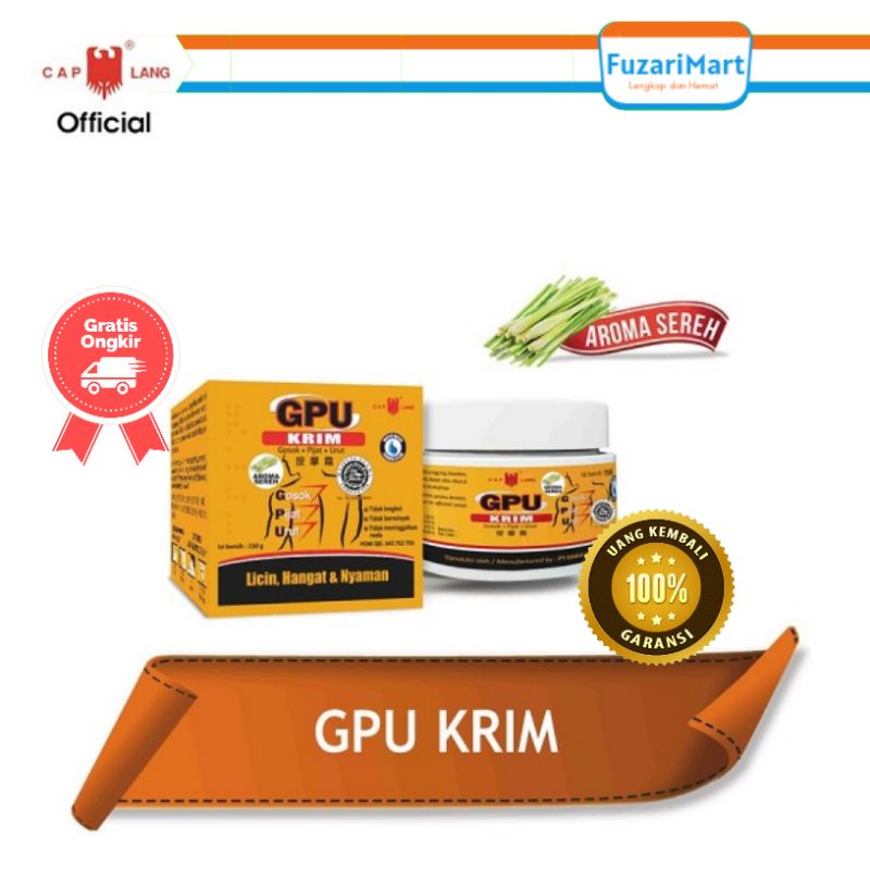 Jual Cap Lang GPU KRIM Murah Aroma SEREH 60 GR | Shopee Indonesia