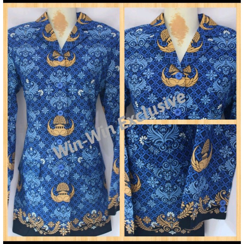 Jual Baju Seragam KORPRI Wanita motif baru | Shopee Indonesia