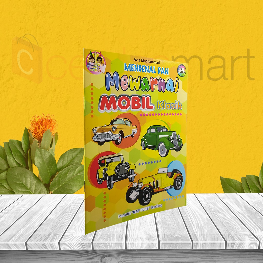 Jual BUKU ANAK TK PAUD MENGENAL & MEWARNAI MOBIL KLASIK | Shopee Indonesia