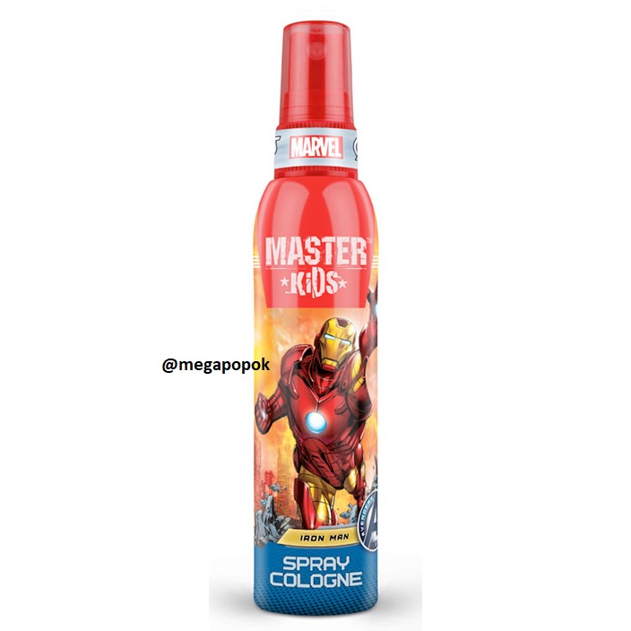 Jual Master Kids Spray Cologne Batman/Ben 10/Captain Amerika/Iron Man ...