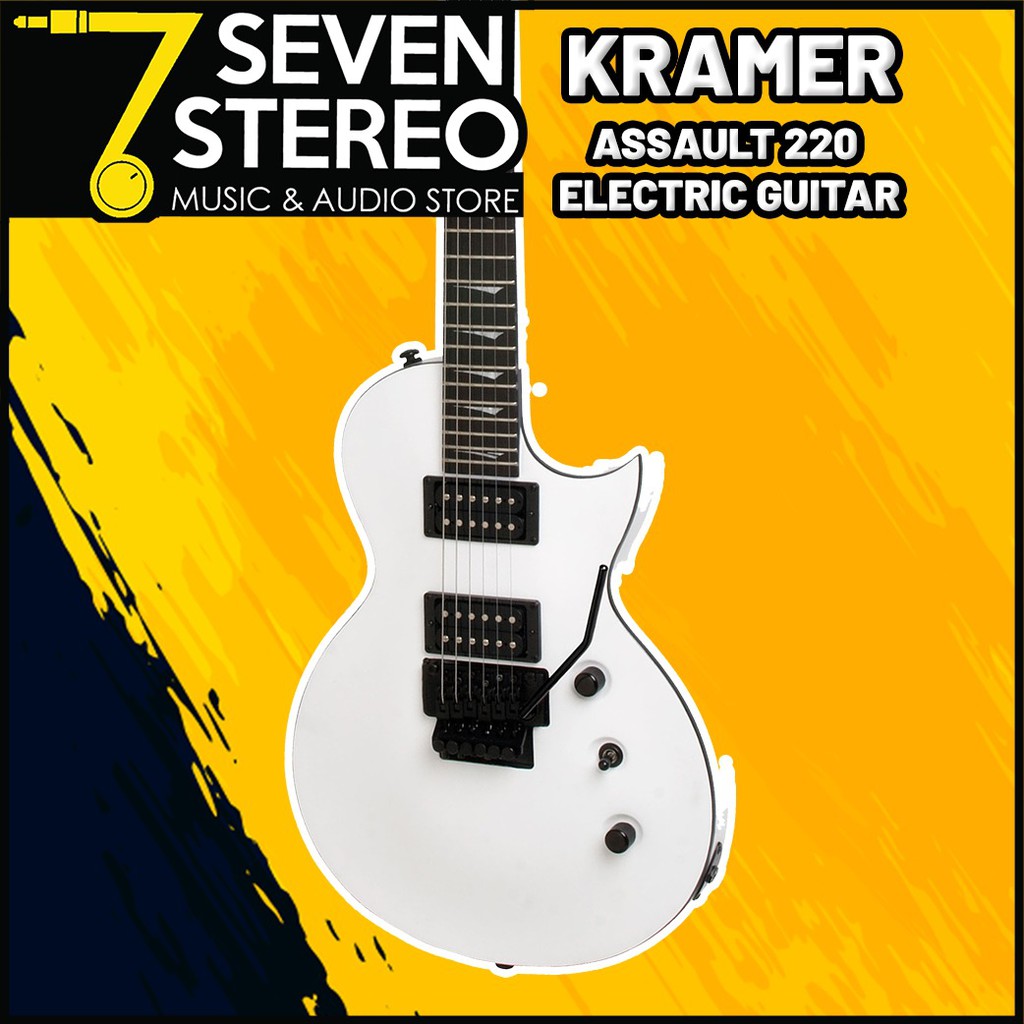 Jual Kramer Assault 220 Electric Guitar Alpine White | Shopee Indonesia