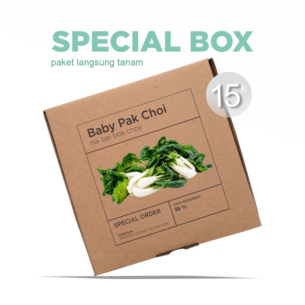 Jual Paket Langsung Tanam - Gardening Kit - SPECIAL BOX - Benih Baby ...