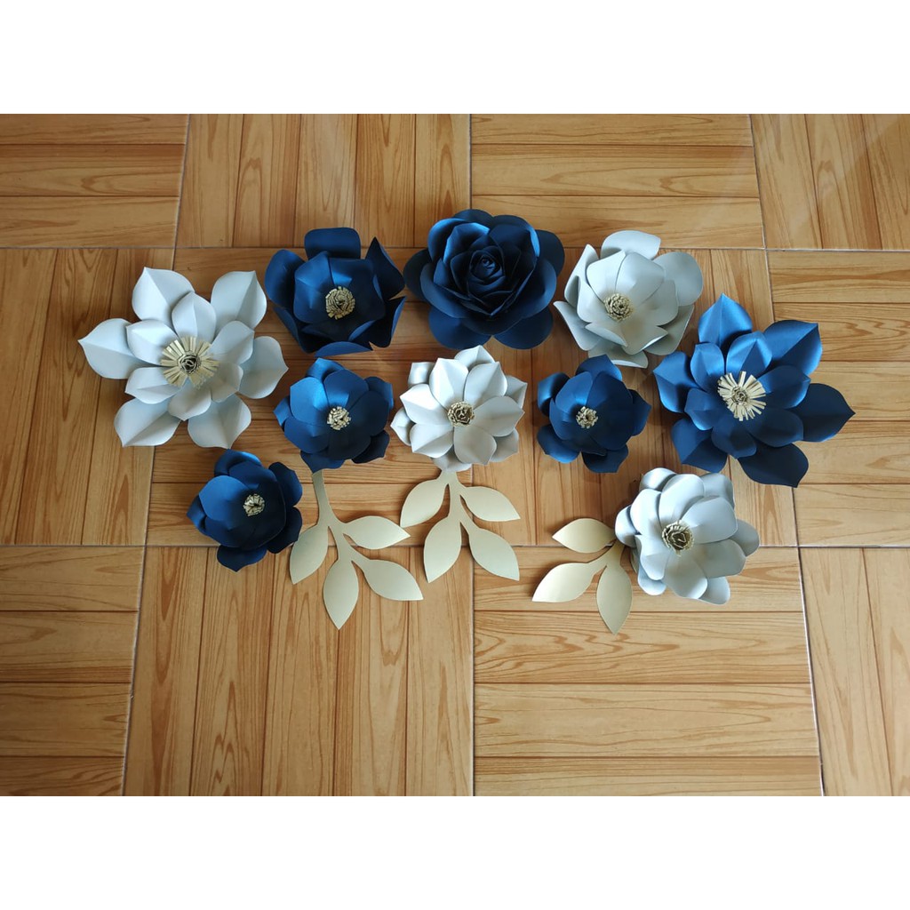 Jual paper flower/ bunga kertas/ backdrop bunga/ dekorasi bunga kertas ...