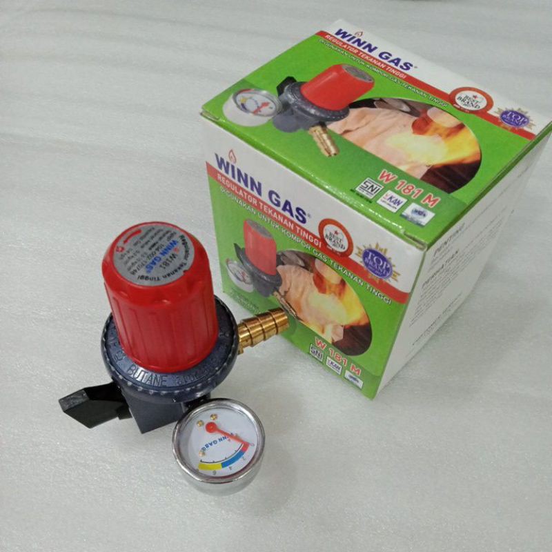 Jual Regulator Winn Gas W 181 M Tekanan Tinggi W 181M - Meteran SNI ...