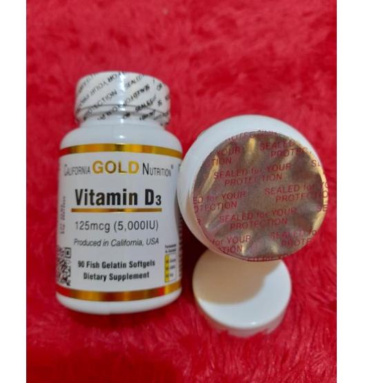 Jual [KODE PRODUK Y9BAI8487] Vitamin D3 Vit D-3 5000IU 90 Softgels ...