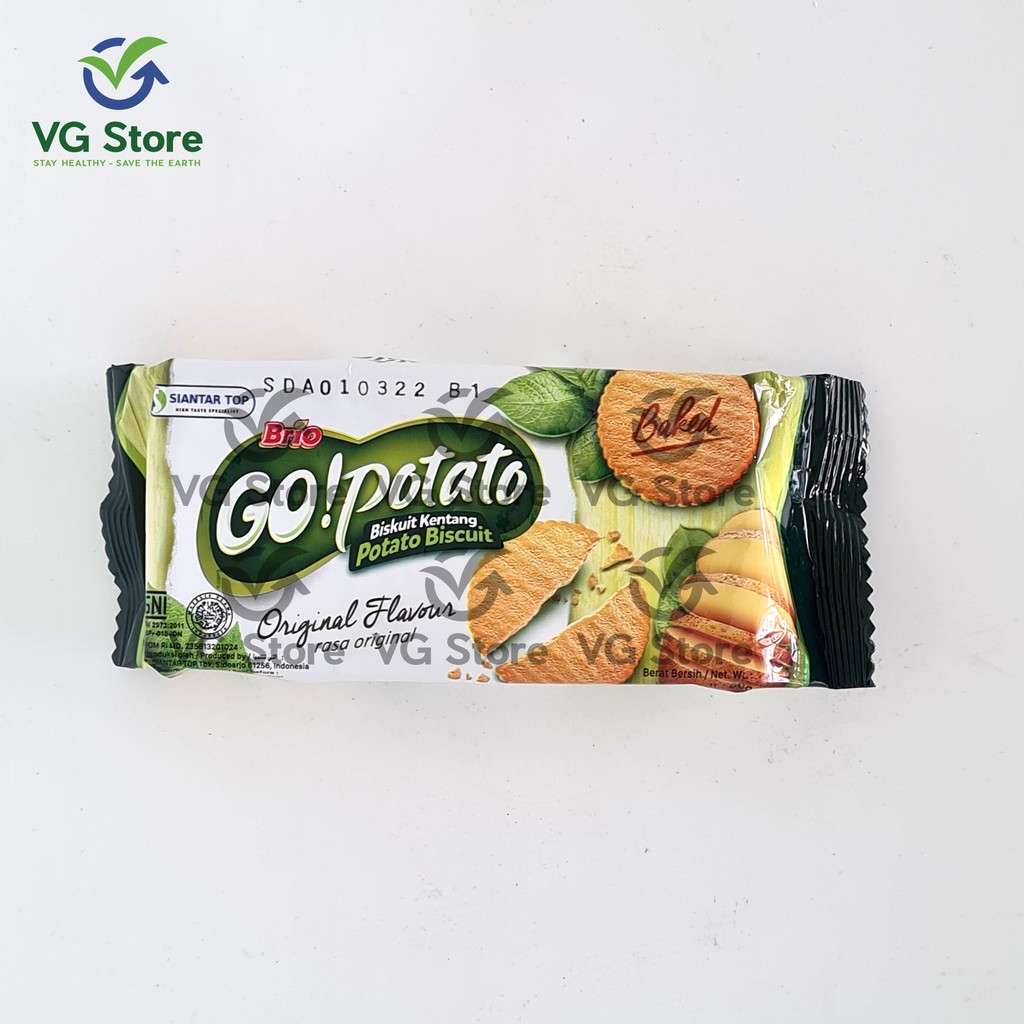Jual Go Potato Brio Biskuit Kentang Potato Biscuit Original Flavour ...