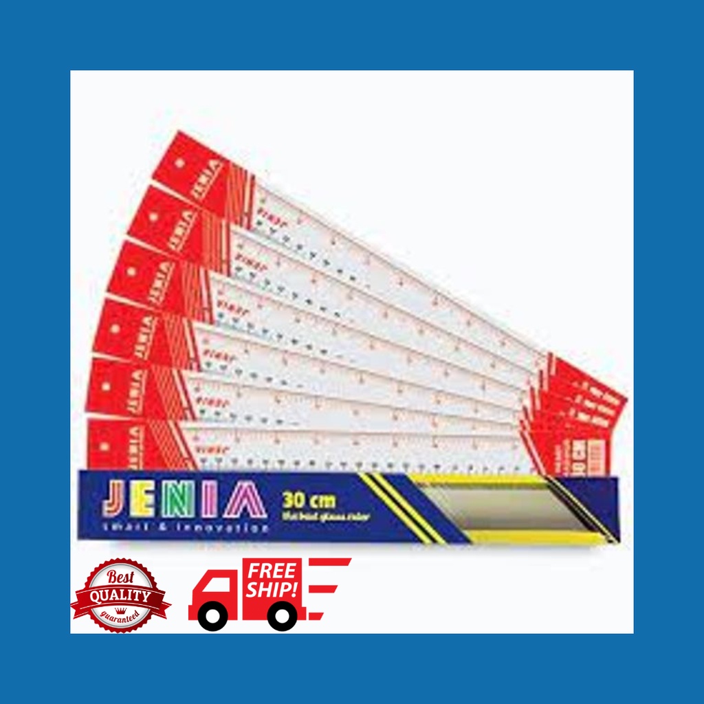 Jual PENGGARIS PLASTIK 30CM JENIA (ISI 12) | Shopee Indonesia