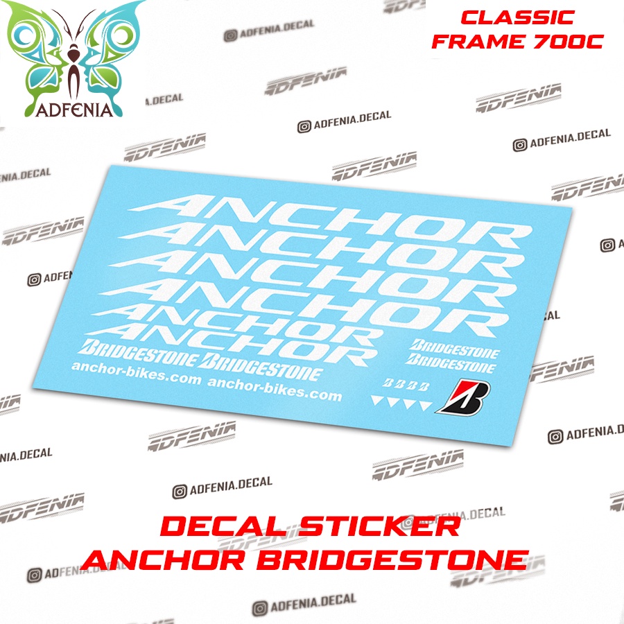 Jual Decal Sticker Anchor Bridgestone Sticker Frame Fixie Anchor ...