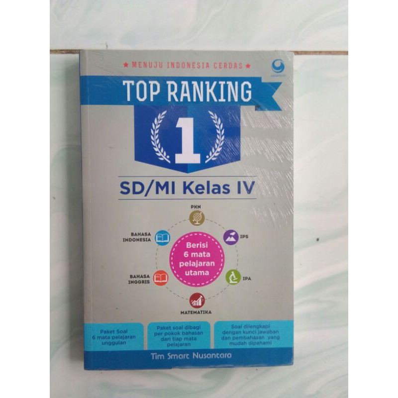 Jual TOP RANKING 1 SD/MI KELAS IV - grasindo | Shopee Indonesia