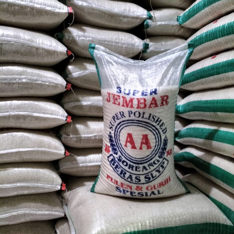 Jual Beras Jembar Soreang Cap AA 25Kg | Shopee Indonesia