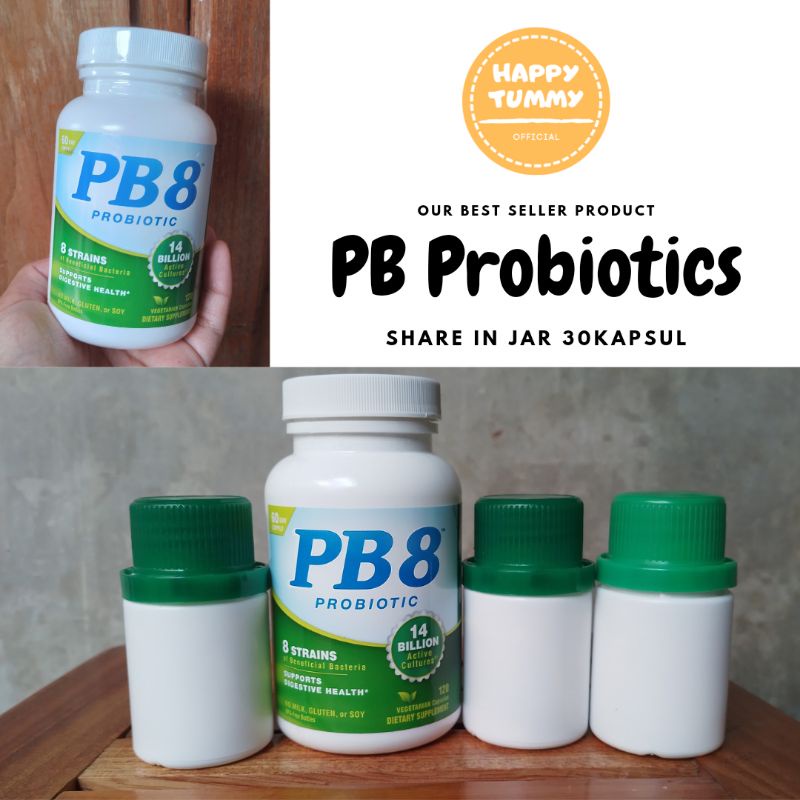 Jual PB8 probiotics - kemasan share isi 30 kapsul utk anak dan dewasa ...