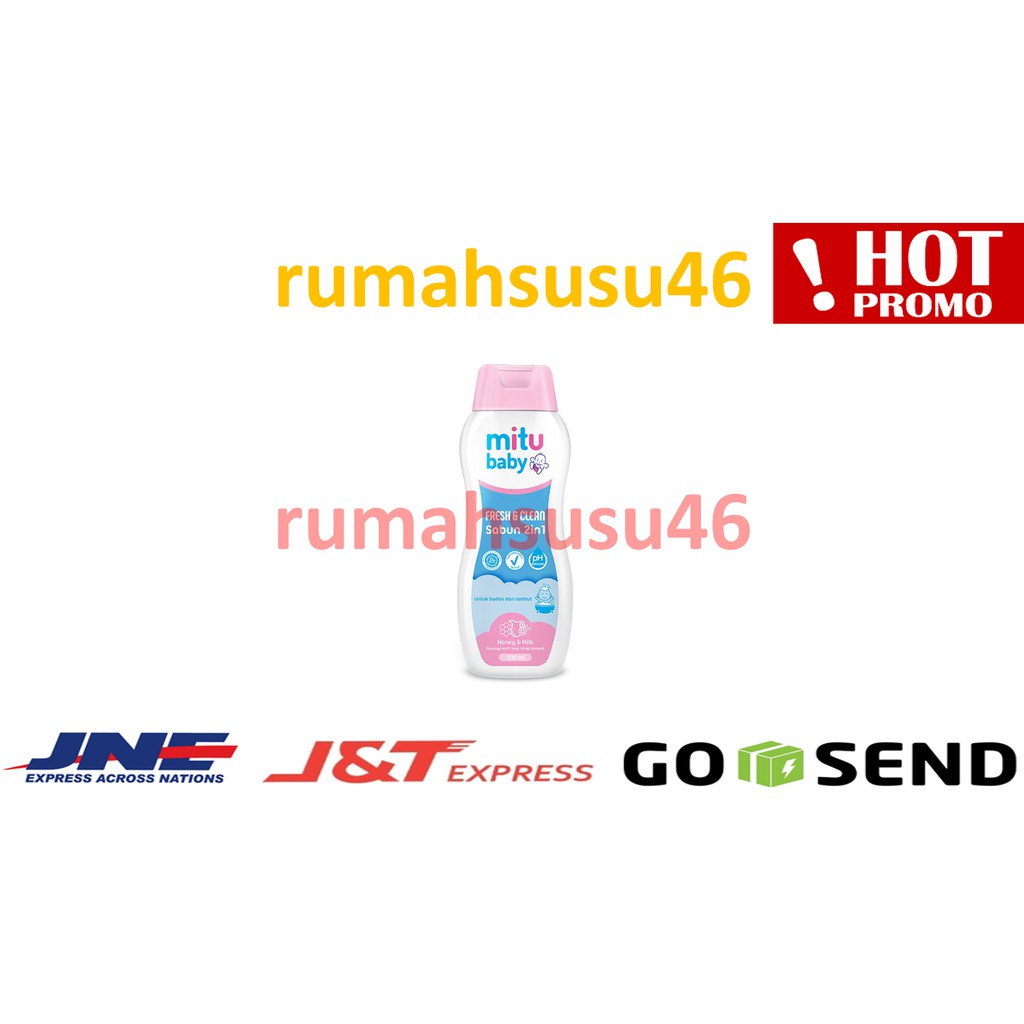Jual Mitu Baby Sabun 2in1 Botol 200ml | Shopee Indonesia
