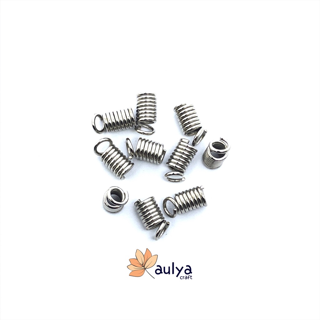 Jual KLEP KAIT SPIRAL PER PENJEPIT UJUNG TALI UNTUK DIY STRAP KALUNG ...