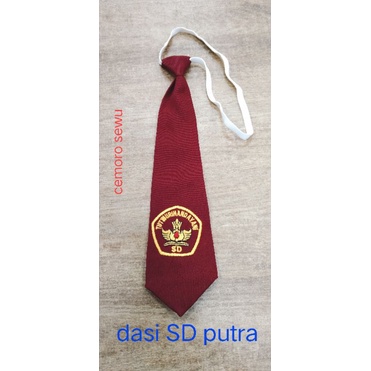 Jual dasi seragam sekolah SD pria dasi SD putra loggo bordir tut wuri ...