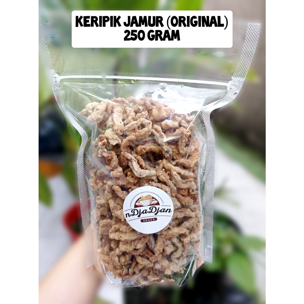 Jual Keripik Jamur Tiram 250 Gram Jamur Crispy Jamur Krispi Original ...