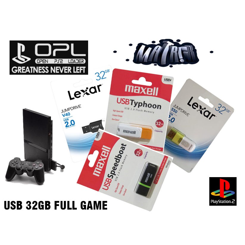 Jual PS2 Game USB Flashdisk 32GB Isi Full Games Playstation 2 | Shopee ...