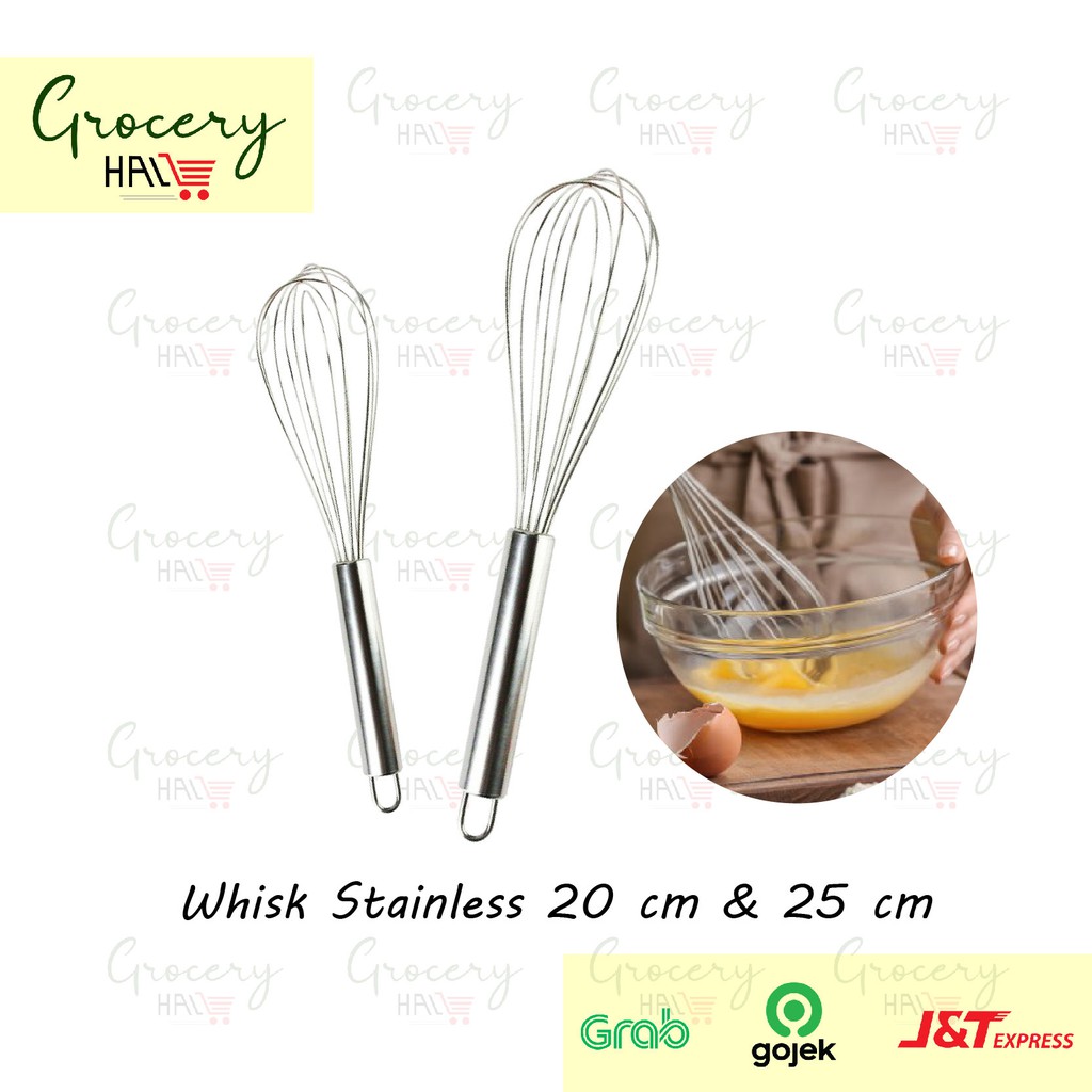 Jual KOCOKAN TELUR / KUE ( WHISK ) 20 CM & 25 CM | Shopee Indonesia