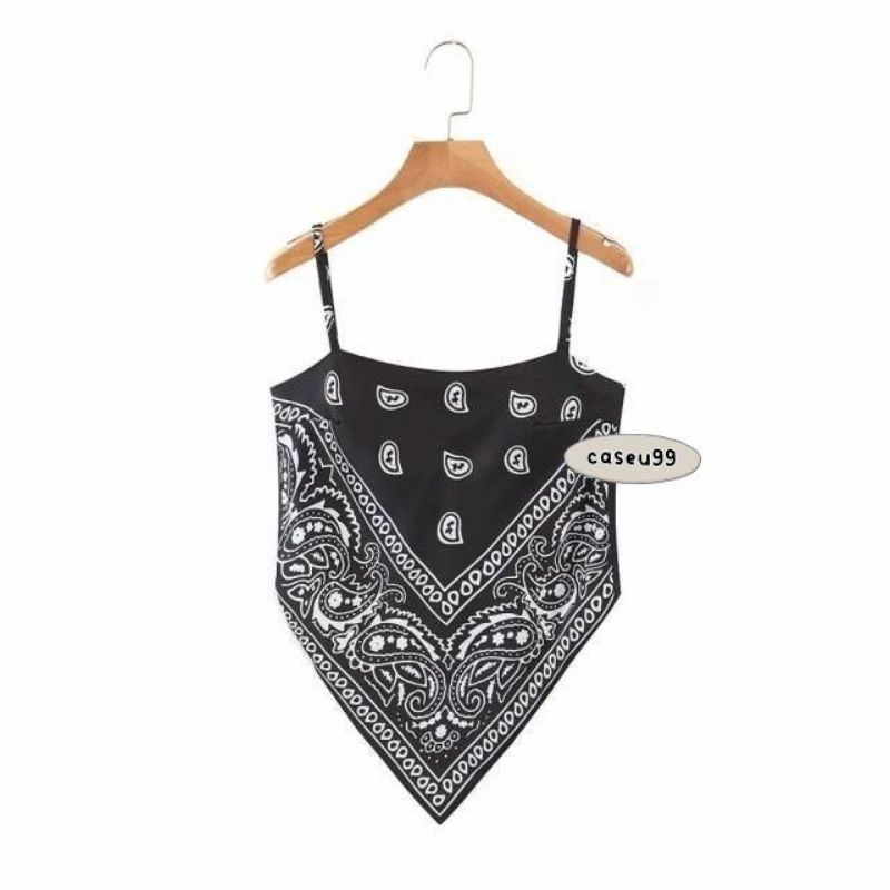 Jual TANKTOP CROP Scarf Slayer Kim doyeon//Tanktop Summer korean ...