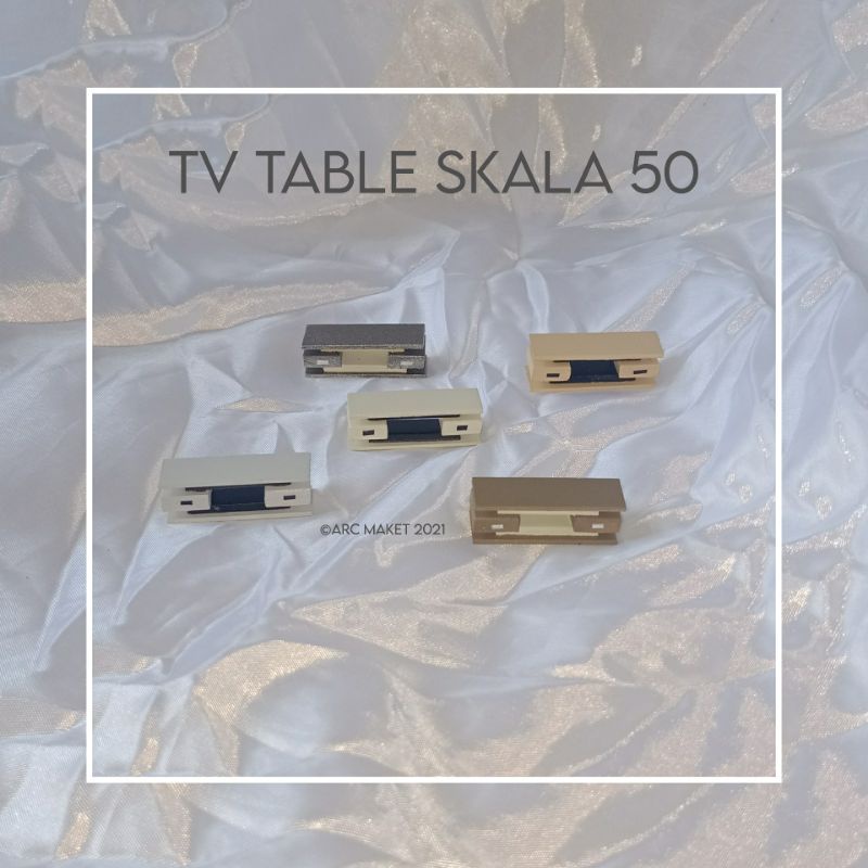 Jual MINIATUR MEJA TV (TV TABLE) SKALA 1:50 UNTUK MAKET INTERIOR DAN ...