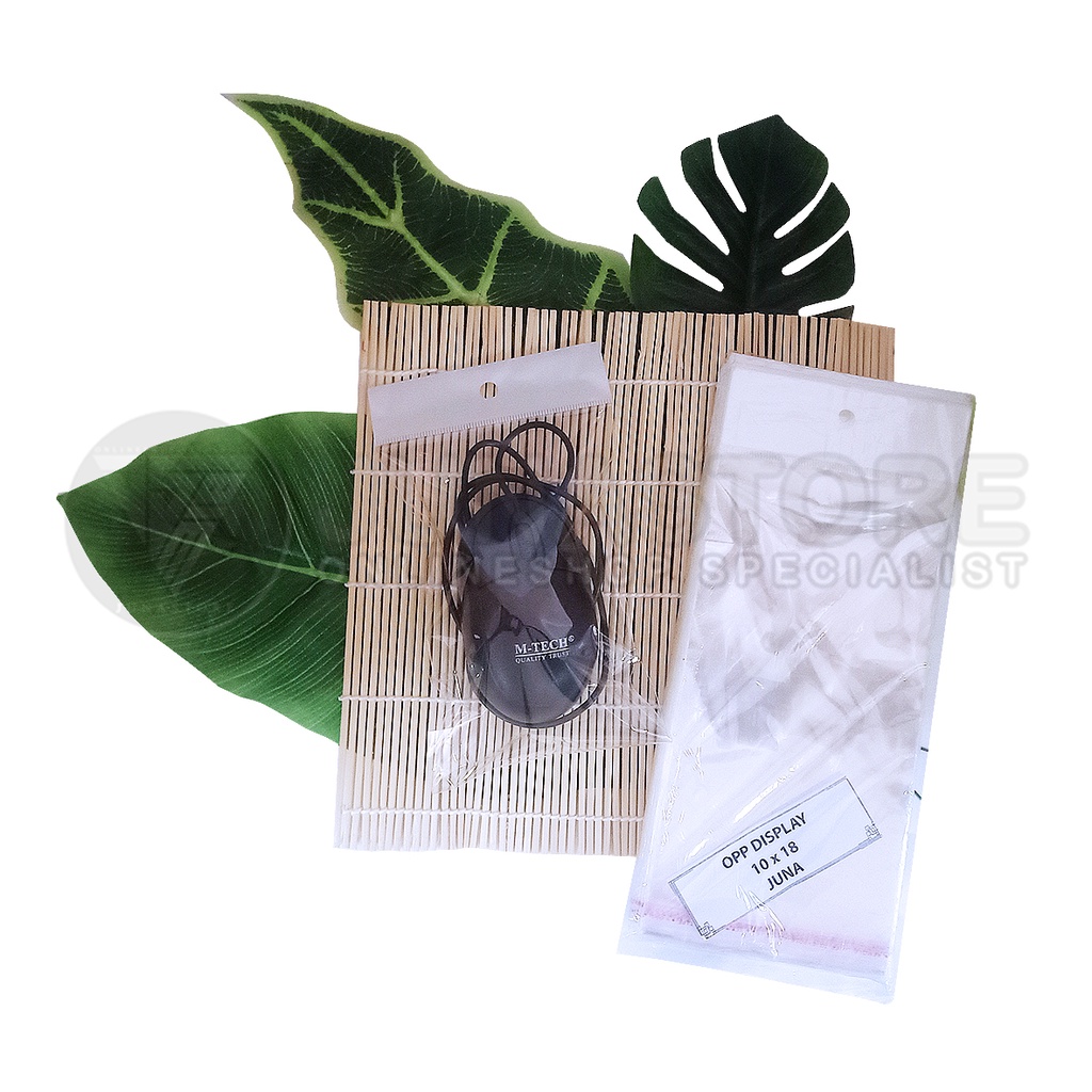 Jual Plastik OPP display 10 x 18 / plastik OPP gantung / plastik OPP ...
