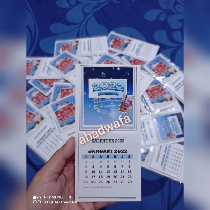 Jual Kalender mini magnet 2022 & 2023 custom | Shopee Indonesia