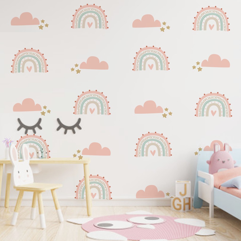 Jual [GALLERYFIVI] SERIES A STIKER DINDING/WALL STICKER PELANGI/RAINBOW ...