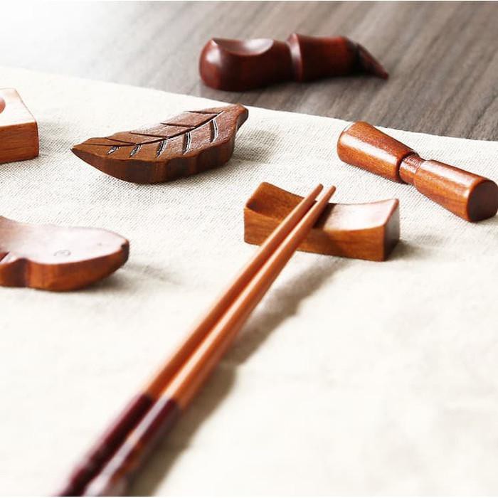 Jual DELENG| TEMPAT TATAKAN ALAS SUMPIT KAYU CHOPSTICK REST WOOD MURAH ...