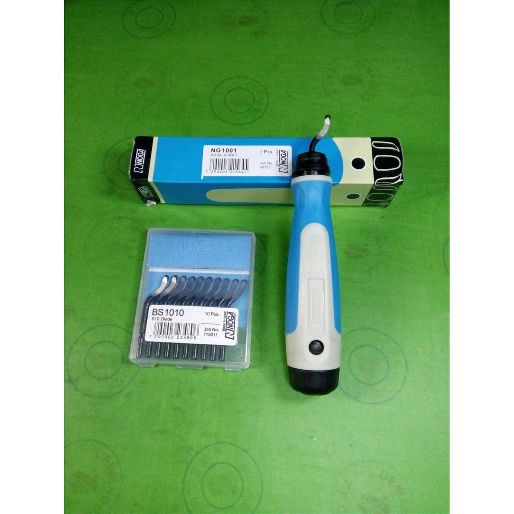 Jual NOGA deburring system holder NG1001 deburing blades BS1010 mata ...