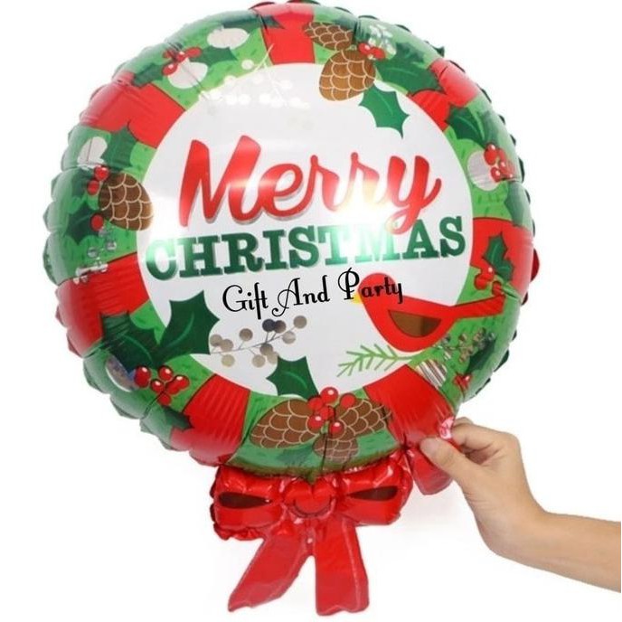 Jual Ini Balon Foil Merry Christmas/ Balon Natal/ Balon Xmas ...